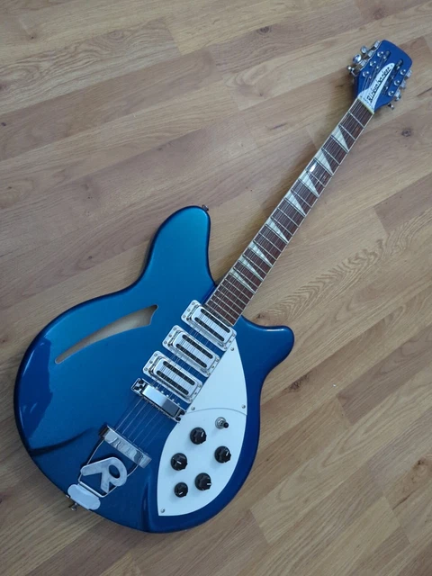 RICKENBACKER 12 STRING electric guitar Blue USA £100.00 - PicClick UK