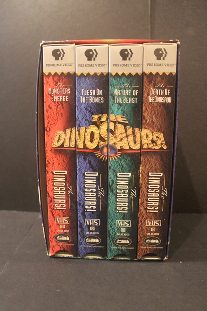 THE DINOSAURS, PBS VHS Complete Boxed Set (4) 1992 £6.13 - PicClick UK