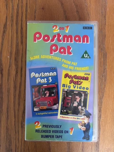 POSTMAN PAT 2 ON 1 POSTMAN PAT 3 & POSTMAN PAT'S BIG VIDEO VHS VIDEO £ ...