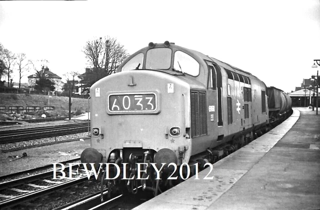NEGATIVE 35MM PRE TOPS D6968 LATER 37268 AT BASINGSTOKE DATE UNRECORDED ...