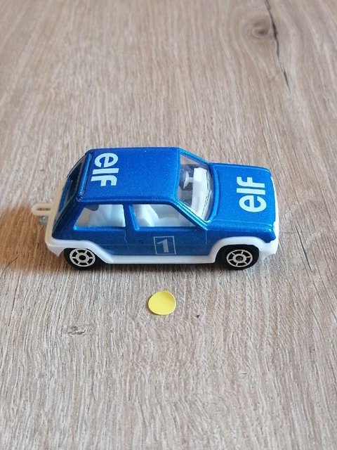 VOITURE MAJORETTE - Renault 5 R5 Supercinq GT Turbo Elf Ech 1/51 Neuf ...