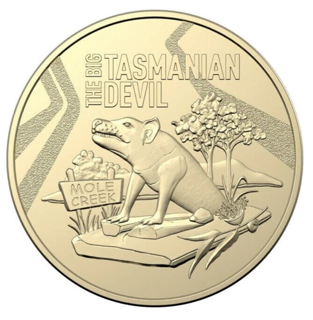 2023 $1 UNCIRCULATED Coin "Aussie BIG Things - The Big Tasmanian Devil ...