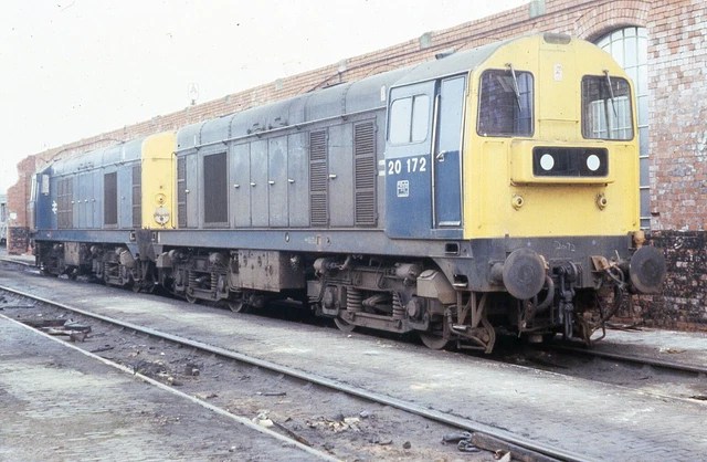 ORIGINAL COLOUR SLIDE, Class 20, 20172 BR blue livery, Apr 82 £2.02 ...