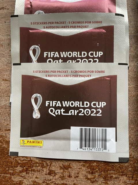 FIFA WORLD CUP QATAR 2022 Album + 10 Packs (50 STICKERS Total) PANINI ...