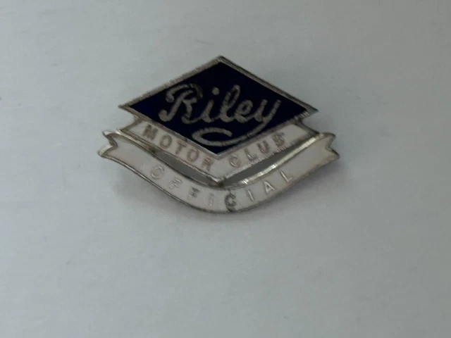 RARE 1930S VINTAGE Riley Motor Club OFFICIAL Enamel Pin Badge £69.99 ...