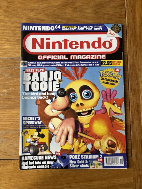 NINTENDO OFFICIAL MAGAZINE November 2000, Issue 98. £9.04 - PicClick UK
