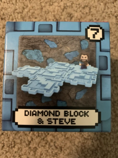 2025 MCDONALD’S MINECRAFT Movie Happy Meal Toy #7 Diamond Block & Steve ...