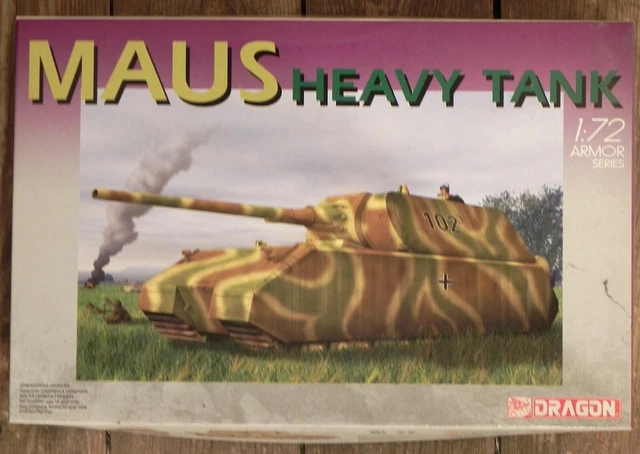 MAUS HEAVY TANK 1/72 Dragon Model Kit EUR 31,05 - PicClick FR