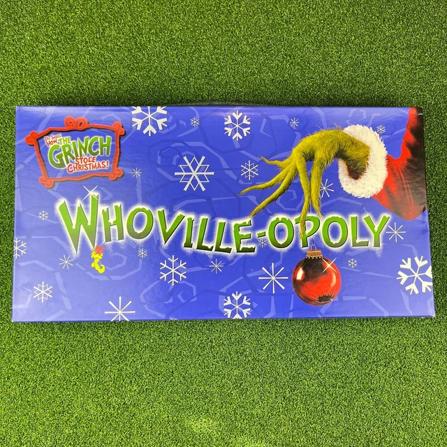 VINTAGE WHOVILLE-OPOLY BOARD Game Dr. Seuss How the Grinch Stole ...
