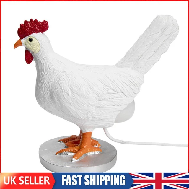 RESIN CHICKEN NIGHT Lights Funny Chicken Lamp Easter Birthday Gift for ...