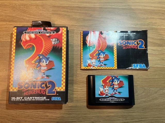 SONIC THE HEDGEHOG 2 - Sega Mega Drive Game - Complete CIB - PAL £12.99 ...