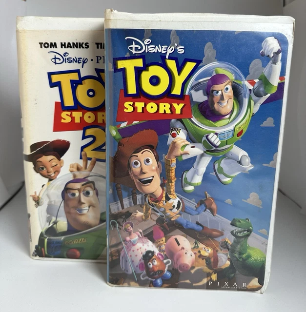 DISNEY PIXAR TOY Story & Toy Story 2 VHS Tapes - Classic Animated ...