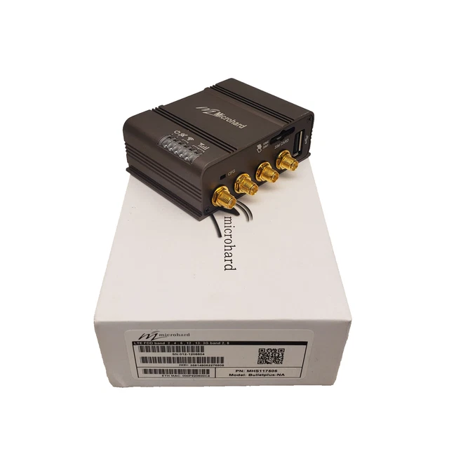 MICROHARD SYSTEMS BULLETPLUS-NA 4G/LTE Dual Sim WiFi Ethernet & Serial ...