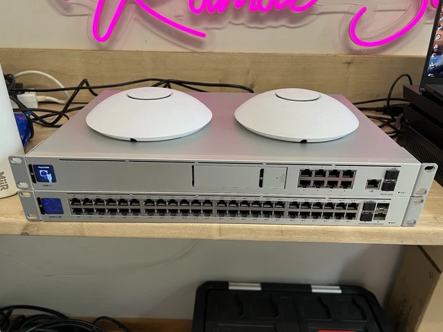 UBIQUITI OFFICE/HOME PACKAGE UDM Pro USW Pro POE Switch UAP-AC-LR ...