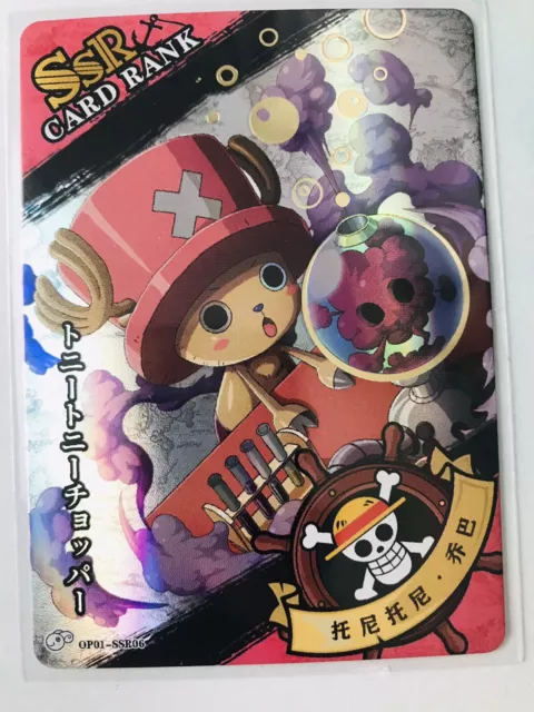 DR. CHOPPER ONE Piece Anime Manga SSR Rare Mint Holo Foil Trading Card ...