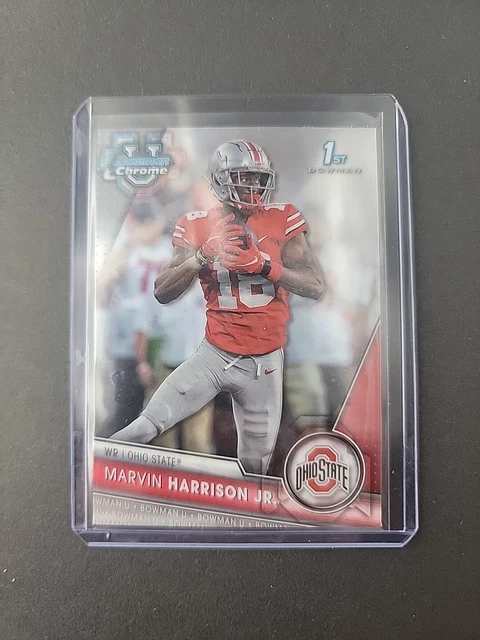 2023 BOWMAN CHROME U Marvin Harrison Jr 1st Bowman #100 Ohio State-546 EUR 22,42 - PicClick IT