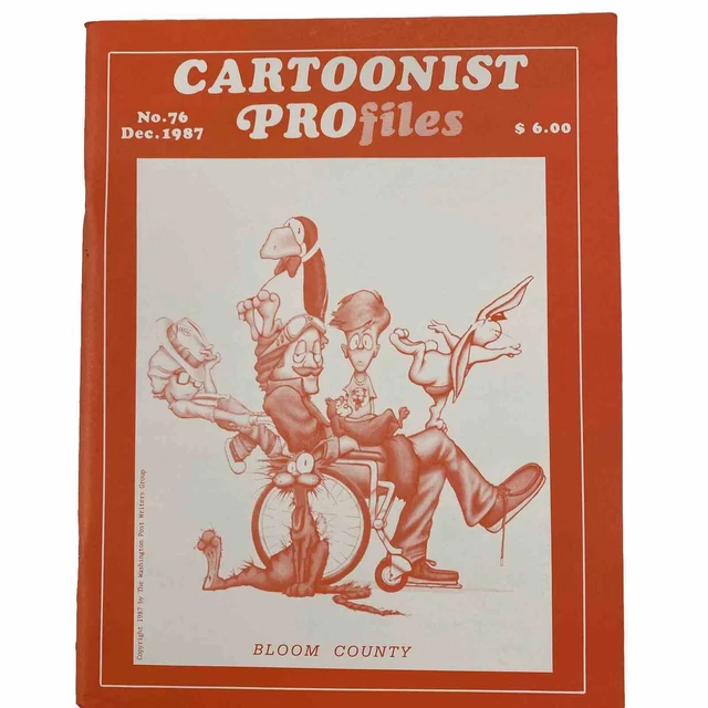 COMIC STRIP ART MAGAZINE CARTOONIST PROfiles #76 DECEMBER 1987 BLOOM ...