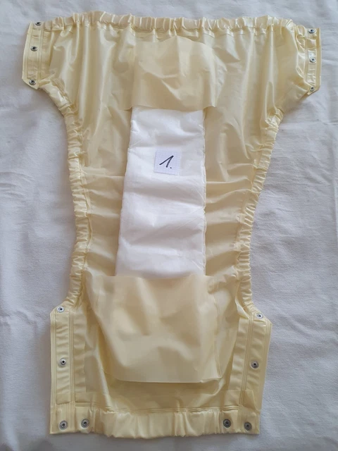 GUMMIHOSE SUPRIMA PVC-SLIP Sonderanfertigung mit Windeltasche Größe "M ...