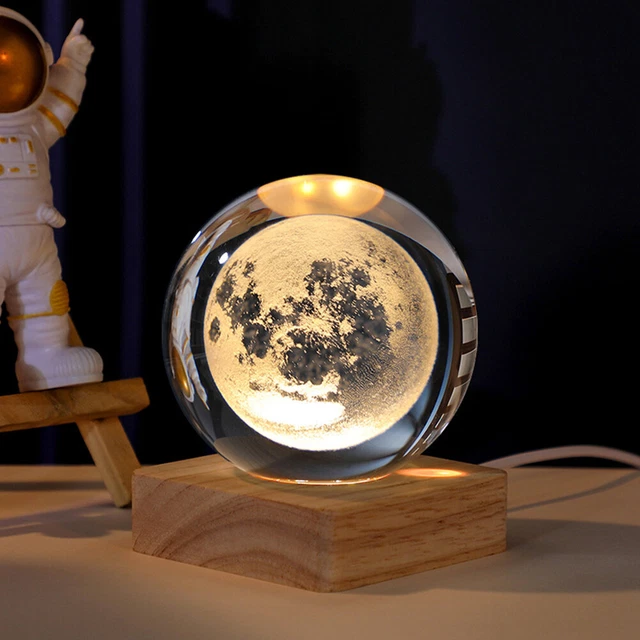 8CM LED DISPLAY Stand Square Glass Lighted Base for Resin Acrylic (Warm ...