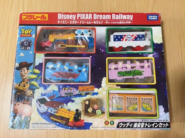 PLARAIL DISNEY PIXAR Dream Railway TOY STORY Woody shérif train set ...