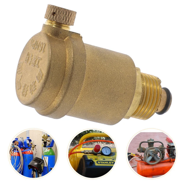 NON RETURN VALVE Hat Torch Brass Automatic Pressure Relief Deflation ...