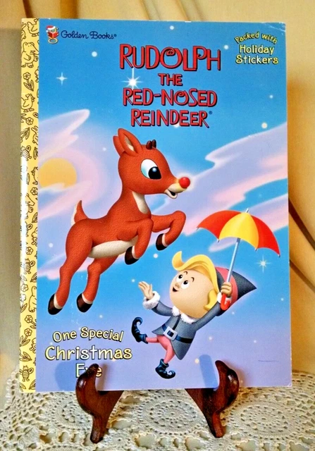 RUDOLPH RED NOSED Reindeer One Special Christmas Eve Sticker Book 1999 ...