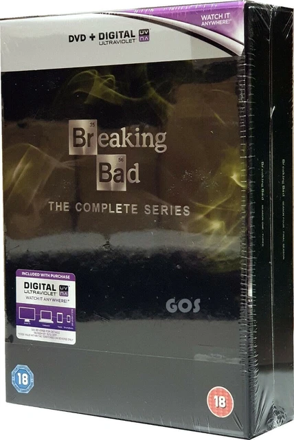 BREAKING BAD: COMPLETE Series DVD Set - 62 Episodes, 21 Discs, Extras ...