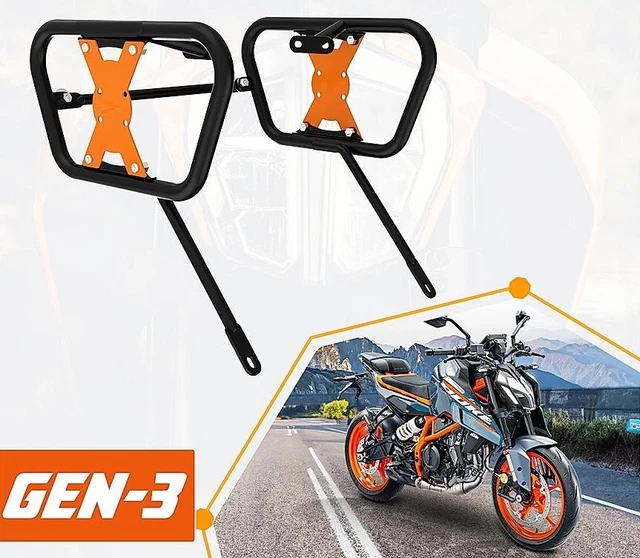 SADDLE STAY WITH Jerry Can Mount Fit for KTM DUKE 390 (3rd GEN) £135.01 ...