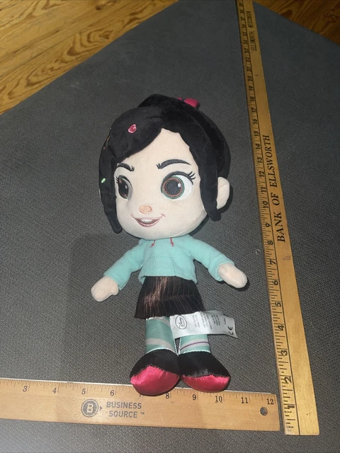 DISNEY STORE WRECK It Ralph Vanellope von Schweetz Plush Doll 14" Sugar ...