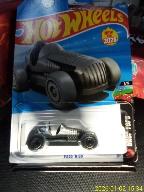 2026 HOT WHEELS AND MONOPOLY ~ 90 Years ~ Pass 'N Go ~ #5/250 ~ Drop ...