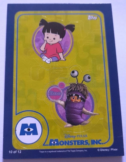DISNEY MONSTERS INC Puzzle Sticker #10 Boo (Topps USA 2001) £0.99 ...