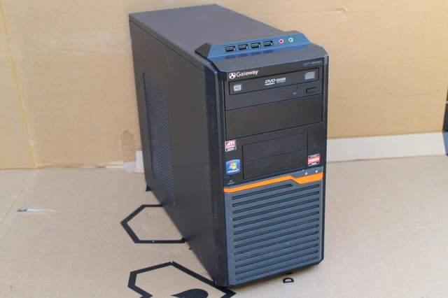 GATEWAY HP PC Case Gaming Stealth Vintage Full Metal Acier Dvd Writer ...