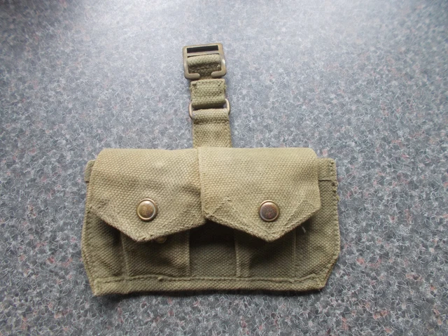 WW2 BRITISH ARMY 1937 Pattern Webbing Enfield Cartridge Carrier EUR 5 ...