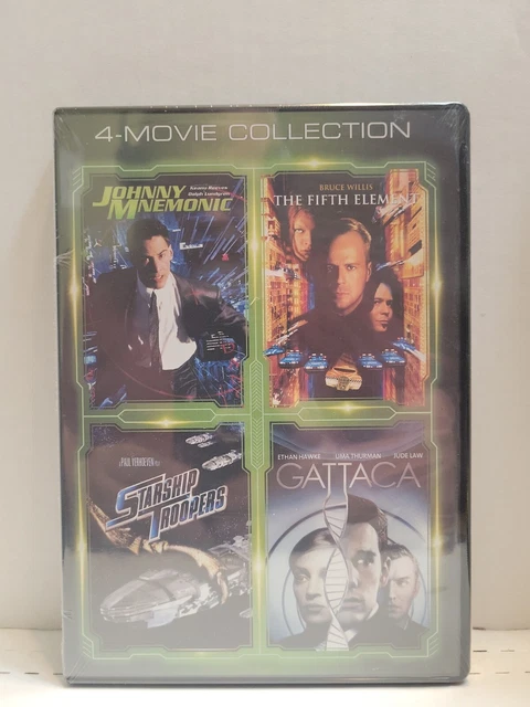 JOHNNY MNEMONIC / The Fifth Element / Starship Troopers / Gattaca (DVD ...