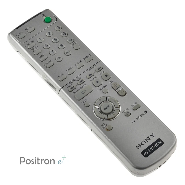 TÉLÉCOMMANDE ORIGINALE SONY RM-SS300 Pour Système AV DAV-S300 S30 S80 ...