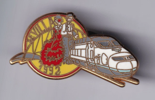 RARE PIN'S PINS.. Train Railways Sncf Tgv Ave Expo Seville 1992 ~Fe £12.08 - PicClick UK