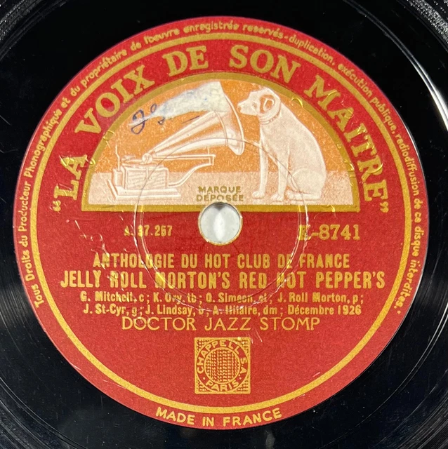JELLY ROLL MORTON'S Red Hot Pepper's : Doctor jazz stomp 78 rpm VSM K ...