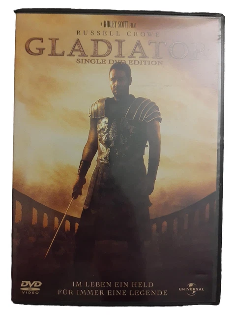 GLADIATOR DVD ACTIONFILM Russell Crowe Ridley Scott Historie Krieg EUR ...