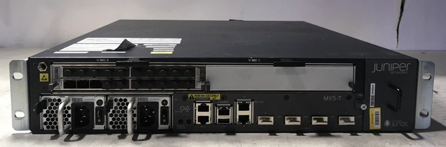 JUNIPER MX5-T-S ROUTER with 1x MIC-3D-20GE-SFP Module Dual AC Power ...