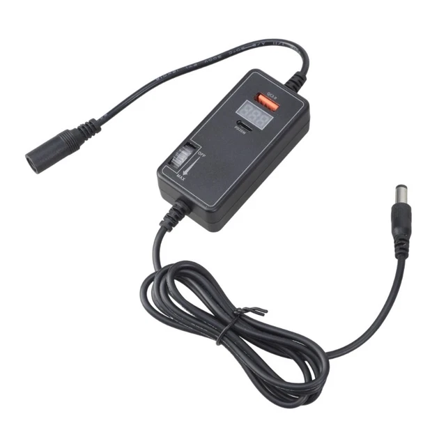 MULTI PURPOSE 40W USB 20W+Type C 12V Variable Speed Control Voltage $19 ...
