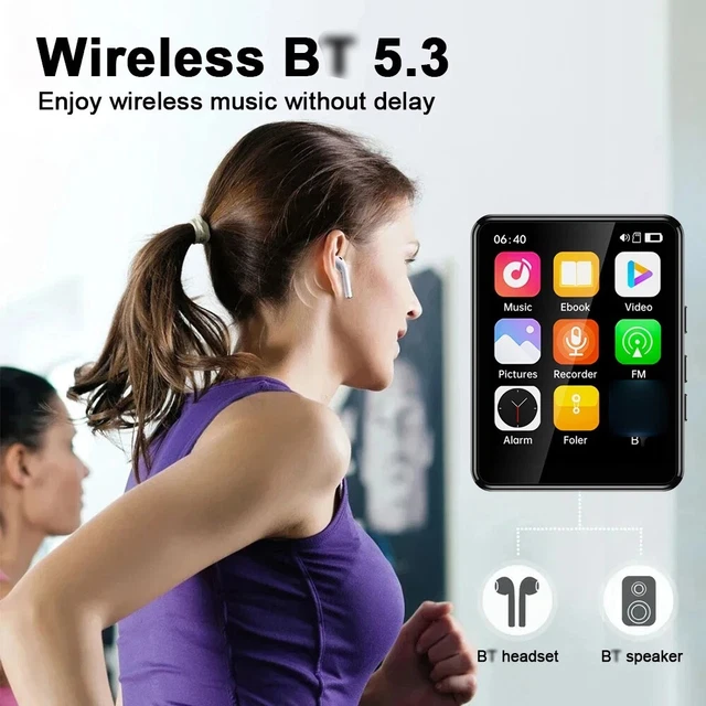 LECTEUR MP3 TACTILE plein écran portable avec fonction radio FM son Hi Fi EUR 45,14 - PicClick FR