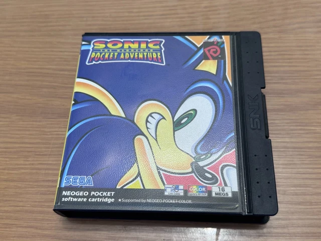 SONIC THE HEDGEHOG Pocket Adventure - SNK Neo Geo UK PAL Clamshell CIB ...