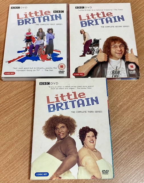 LITTLE BRITAIN COMPLETE Original TV Series 1 2 3 1st 2nd 3rd Inc ...
