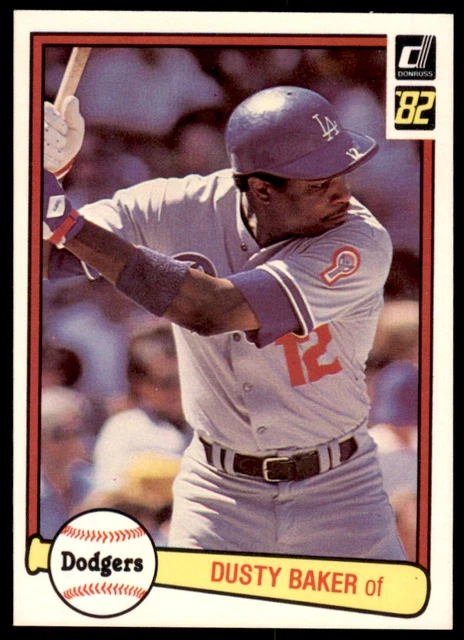 1982 DONRUSS DUSTY Baker. Los Angeles Dodgers #336 EUR 2,04 - PicClick FR