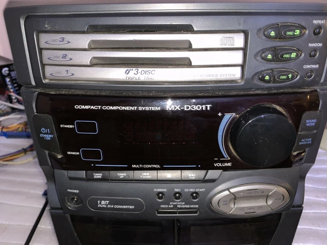 JVC MX-D301T AMPLIFICATEUR De CD De Cassette Stéréo Aucun Testé EUR 49 ...