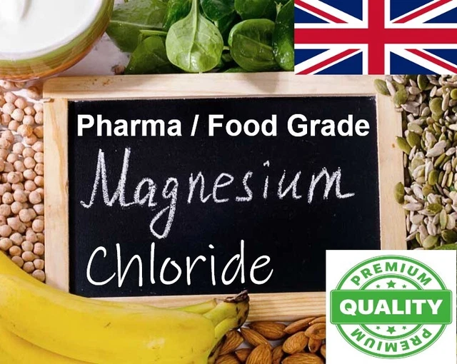 MAGNESIUM CHLORIDE HEXAHYDRATE 80g-1kg Pure PHARMA Grade Supplement 6H20 Free PP £3.49 - PicClick UK
