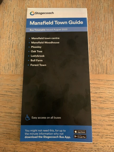 STAGECOACH EAST MIDLANDS: Mansfield Town Guide bus timetable August ...