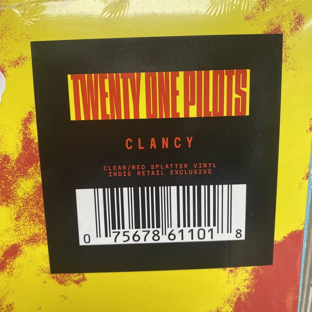 TWENTY ONE PILOTS - Clancy (2024) NEW SEALED CLEAR/RED SPLATTER VINYL ...