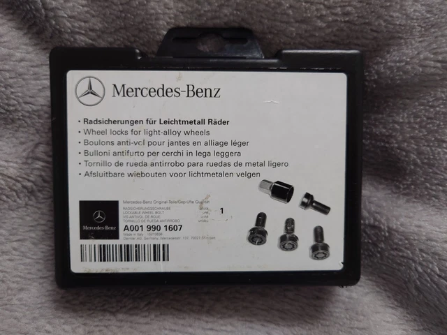 GENUINE MERCEDES-BENZ LOCKING Wheel Nut Set - A0019901607 - New ...