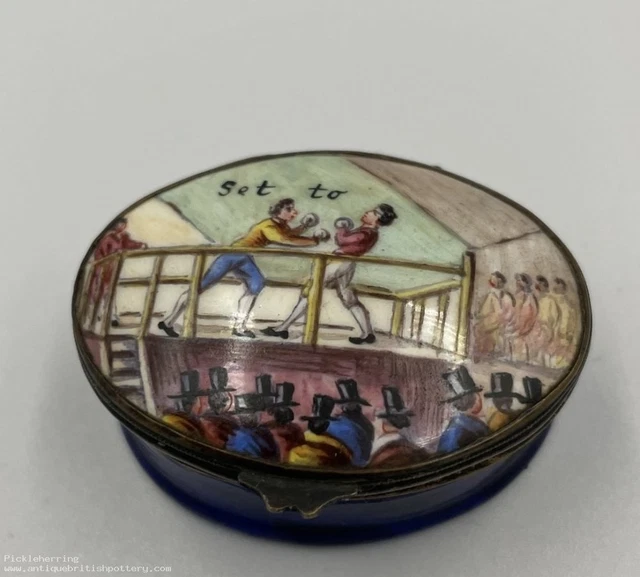 ANTIQUE BOXING PUGILISM Patch Box C1775 Rare £919.60 - PicClick UK